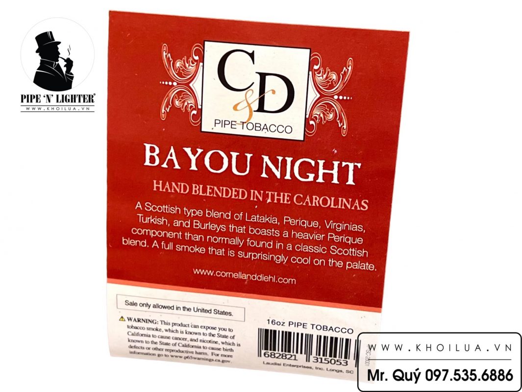 Cornell & Diehl Bayou Night – QUÝ TẨU THUỐC
